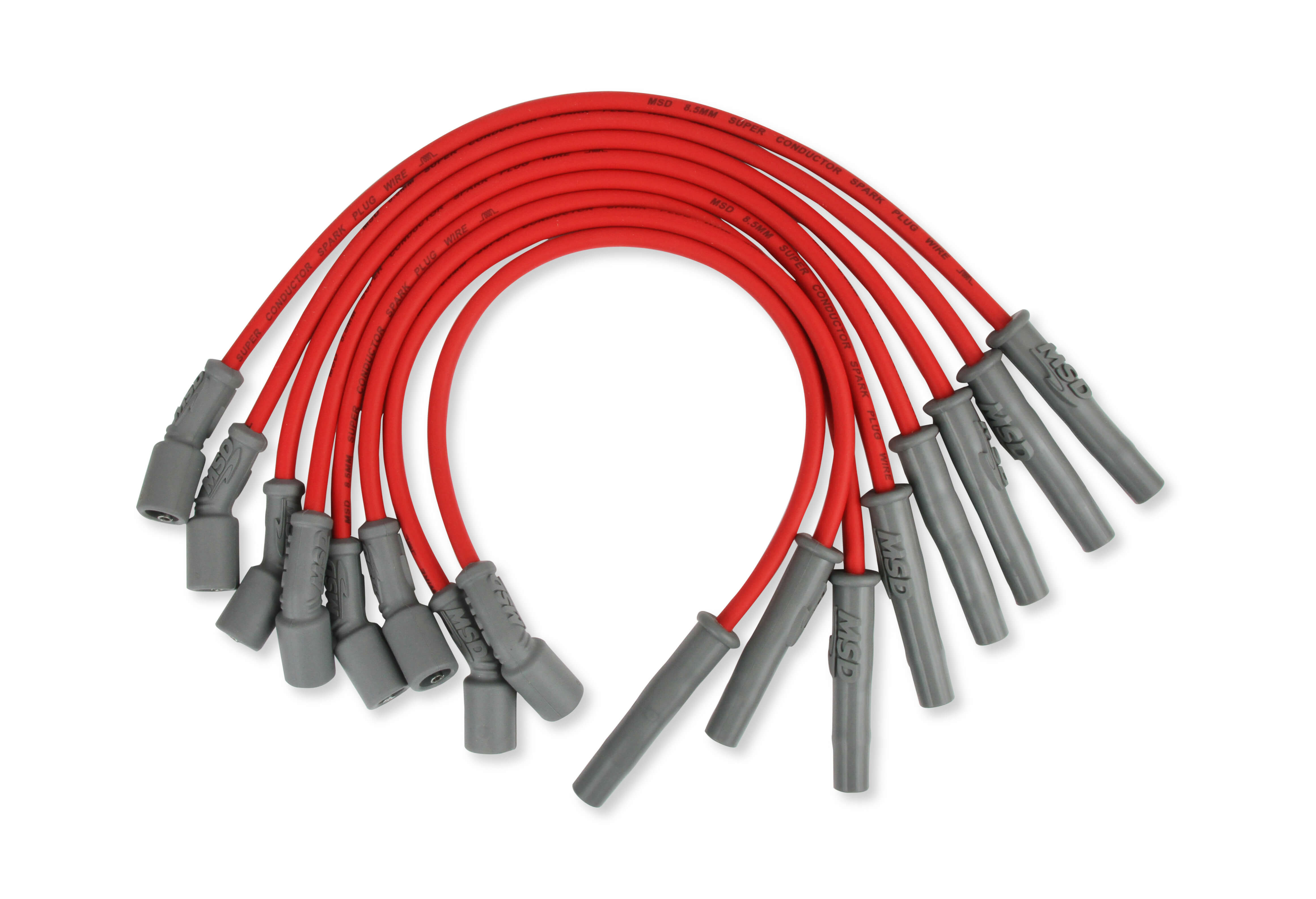 Super Conductor Wire Set. Ford Raptor 6.2L 2010-14 | Red | MSD-31639