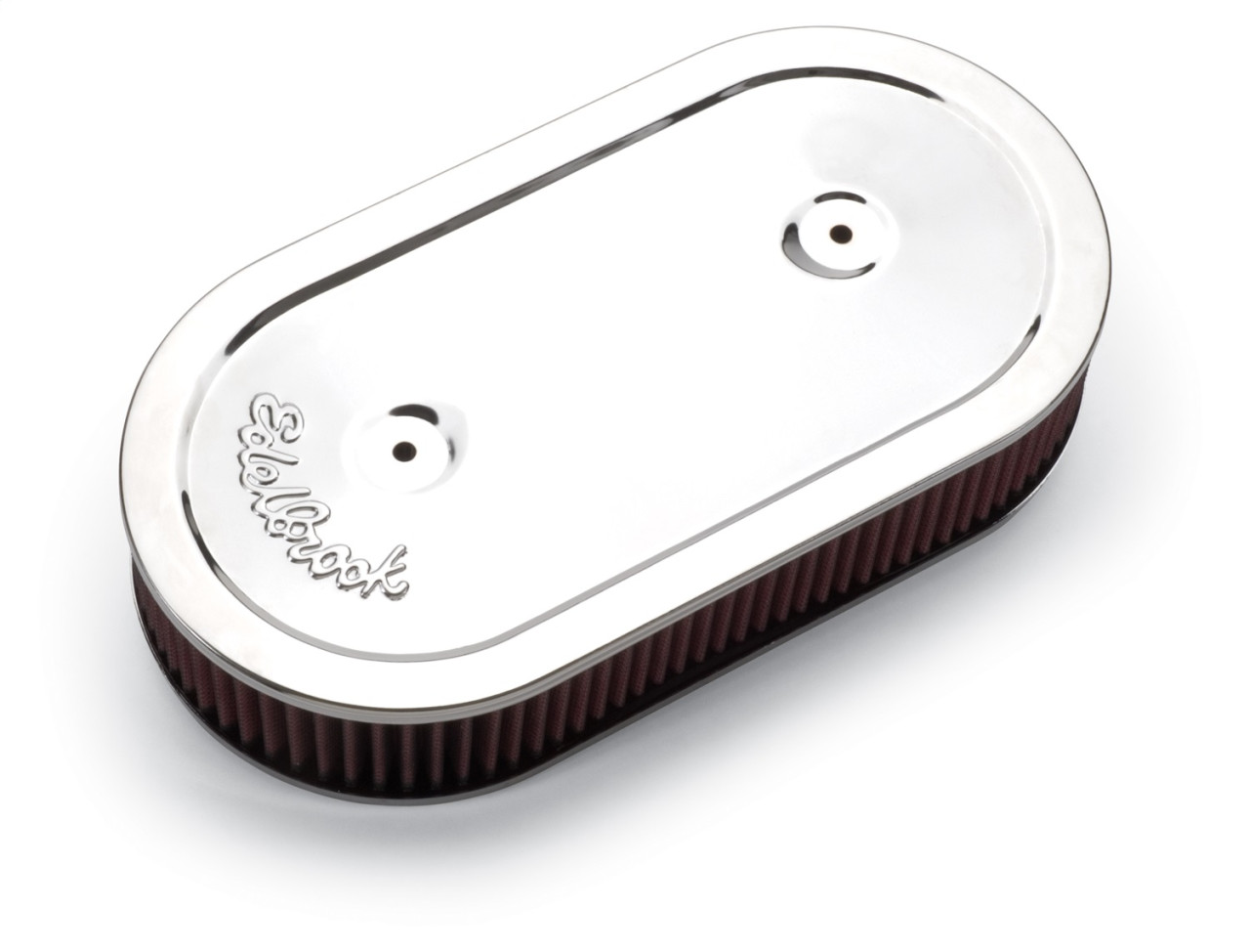 Edelbrock Oval Air Cleaner, Pro-Flo Series, Single Carburetor 1236 ...