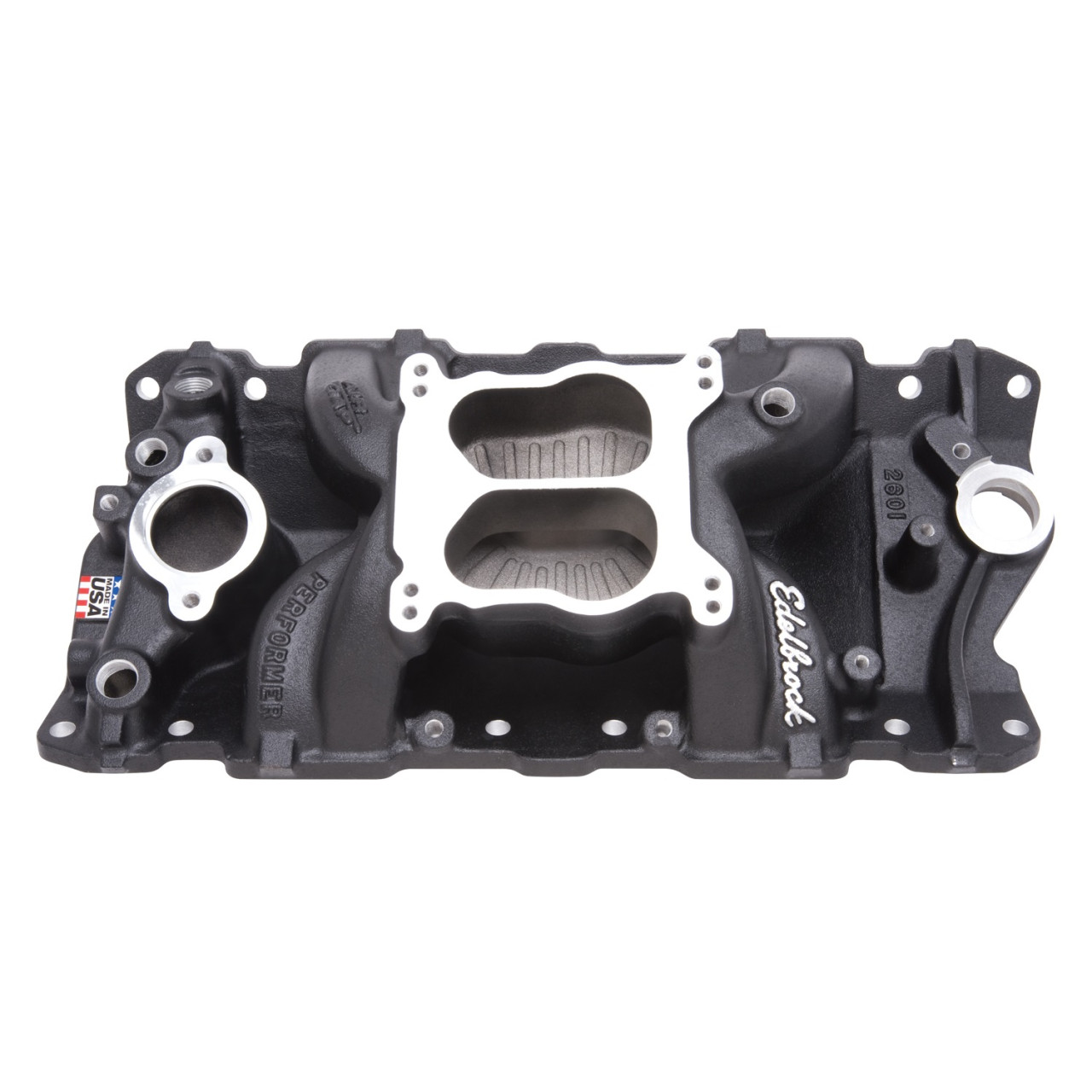 Edelbrock Performer Air-Gap Manifold, Chevrolet Small Block, 1955-86 ...