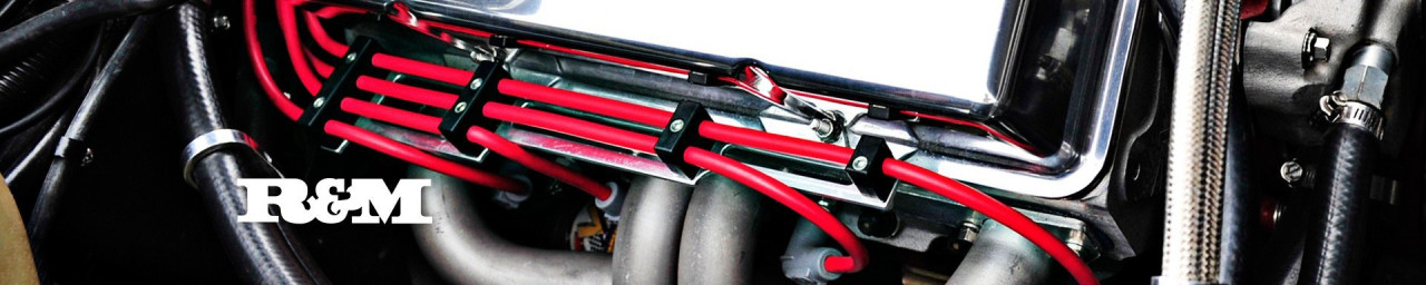 R&M Specialties Billet Spark Plug Wire Bracket, Pontiac V8, Horizontal ...